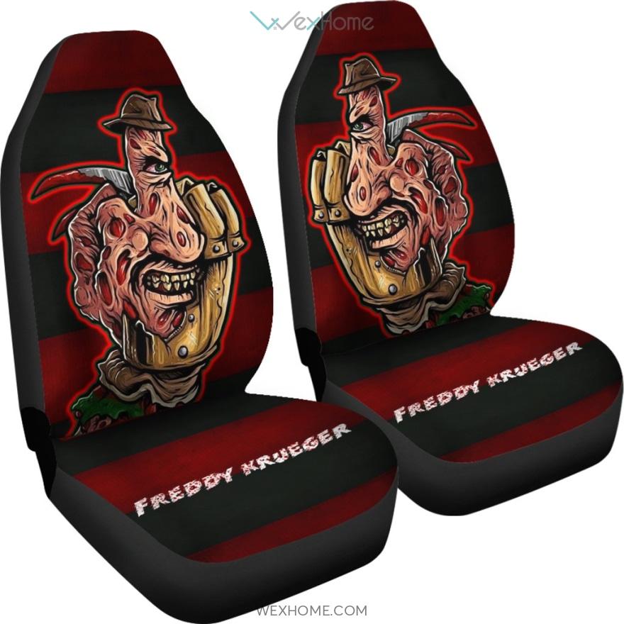 Horror Movie Car Seat Covers | Freddy Krueger Creepy Hand Seat Covers ...