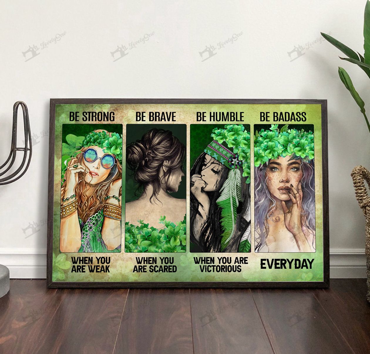 Irish-girl Be strong Poster CHK21022401 - Poster Art Design