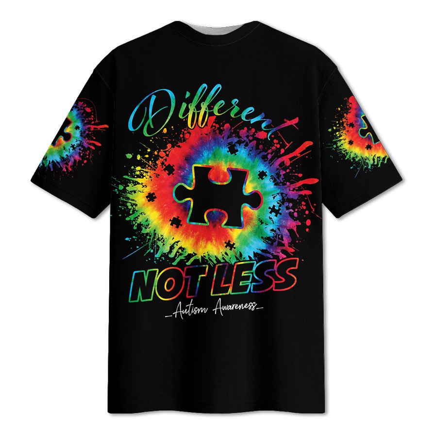 Autism Different Not Less Aop T-Shirt #Hd – Doodledong Shop