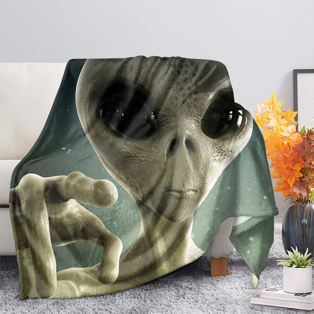 Grey Alien 3D Print Blanket – Justbeperfect Fashion Shop