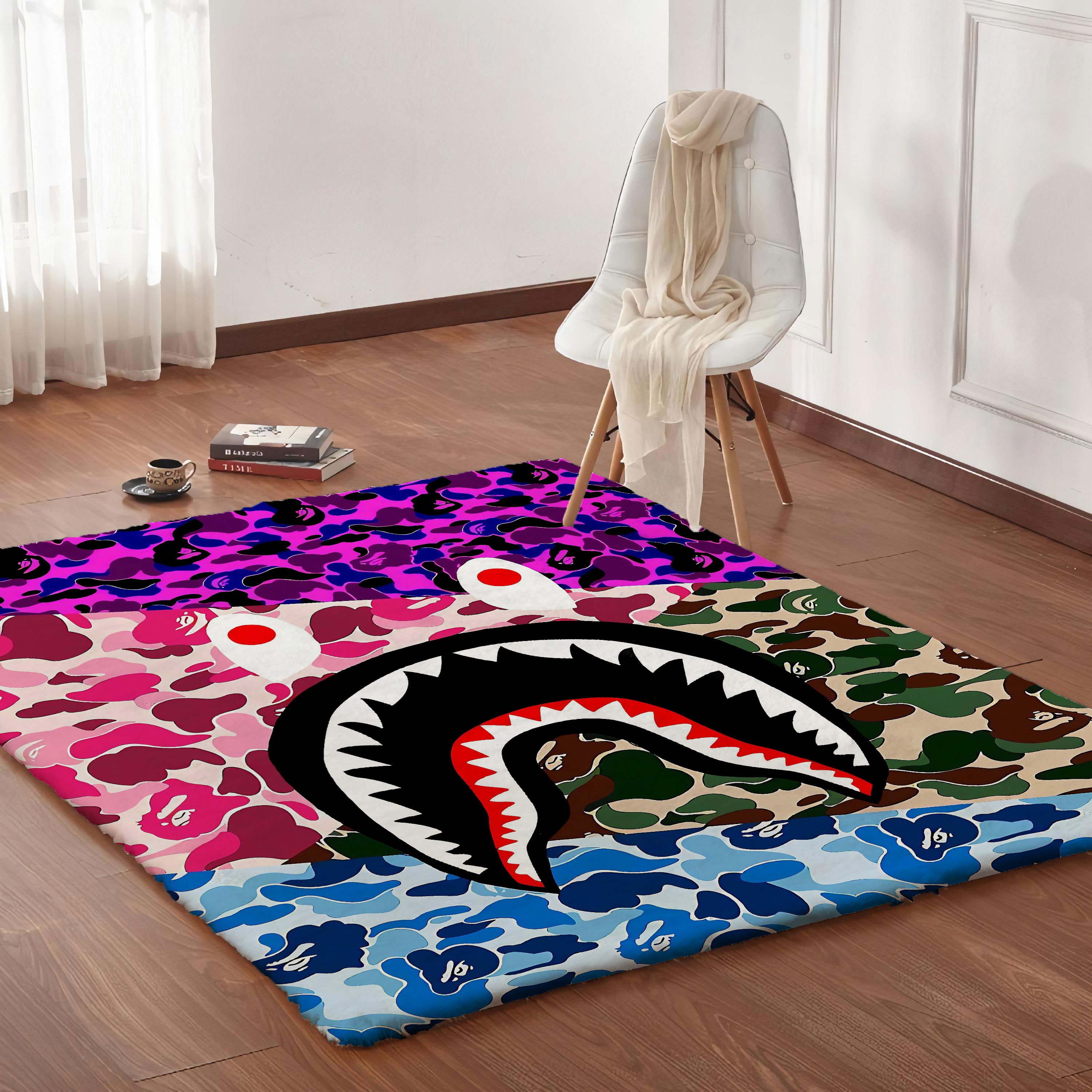 Bape Rug, Hypebeast Floor Mat, Hype Streetwear Decor, Sneakerhead Room ...