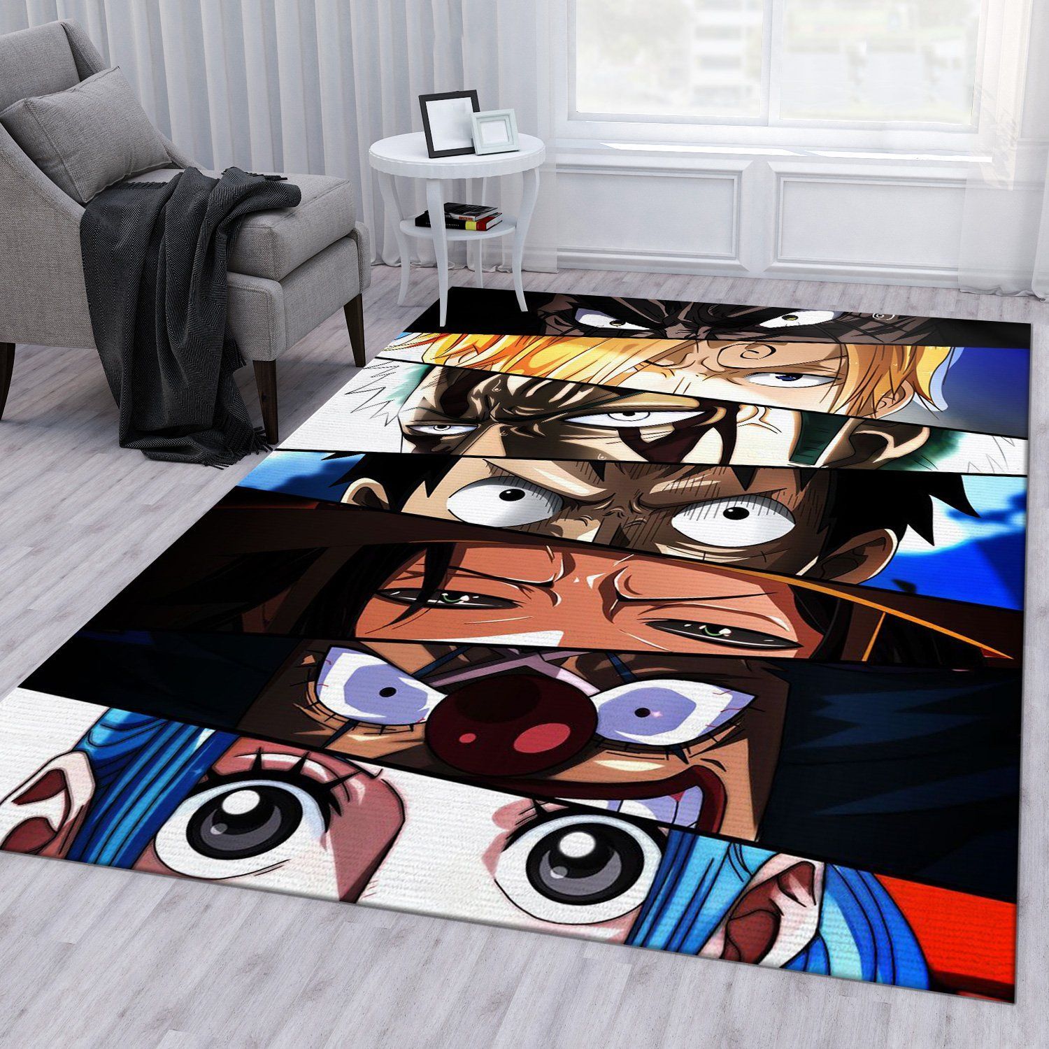 One Piece Eyes Anime Area Rug For Gift Living Room Rug Home Decor Floor ...
