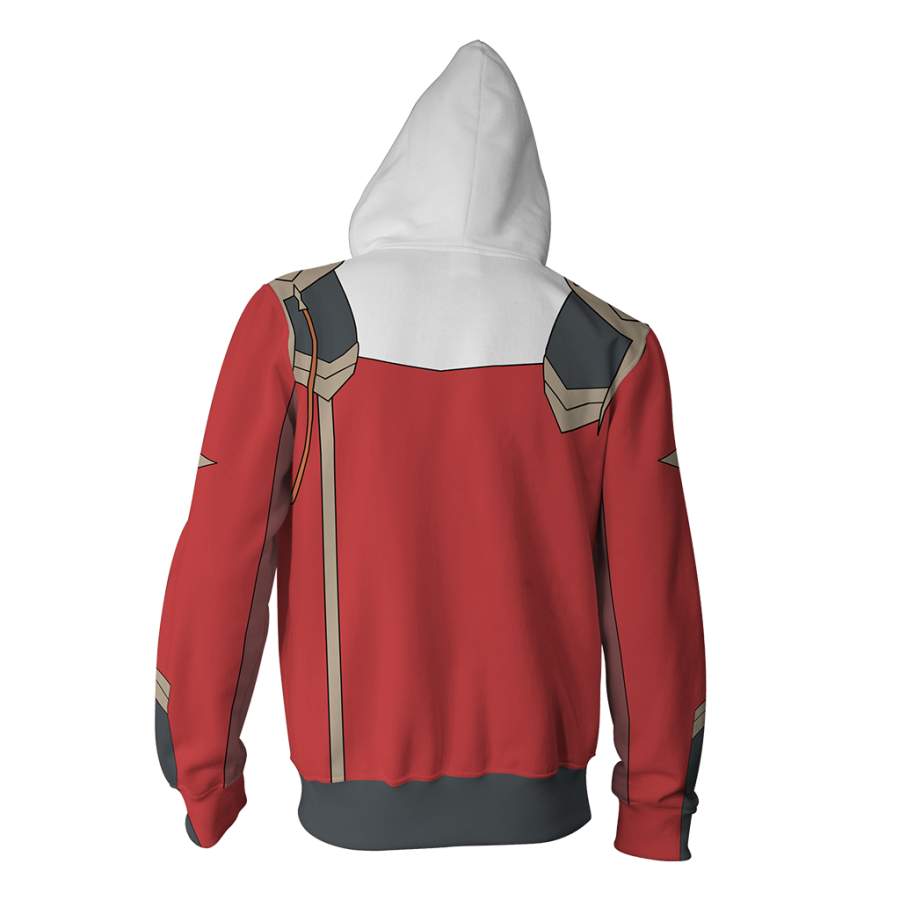 Darling In The FranXX Zero Two Hoodie Cosplay Jacket Zip Up – Sothwarm