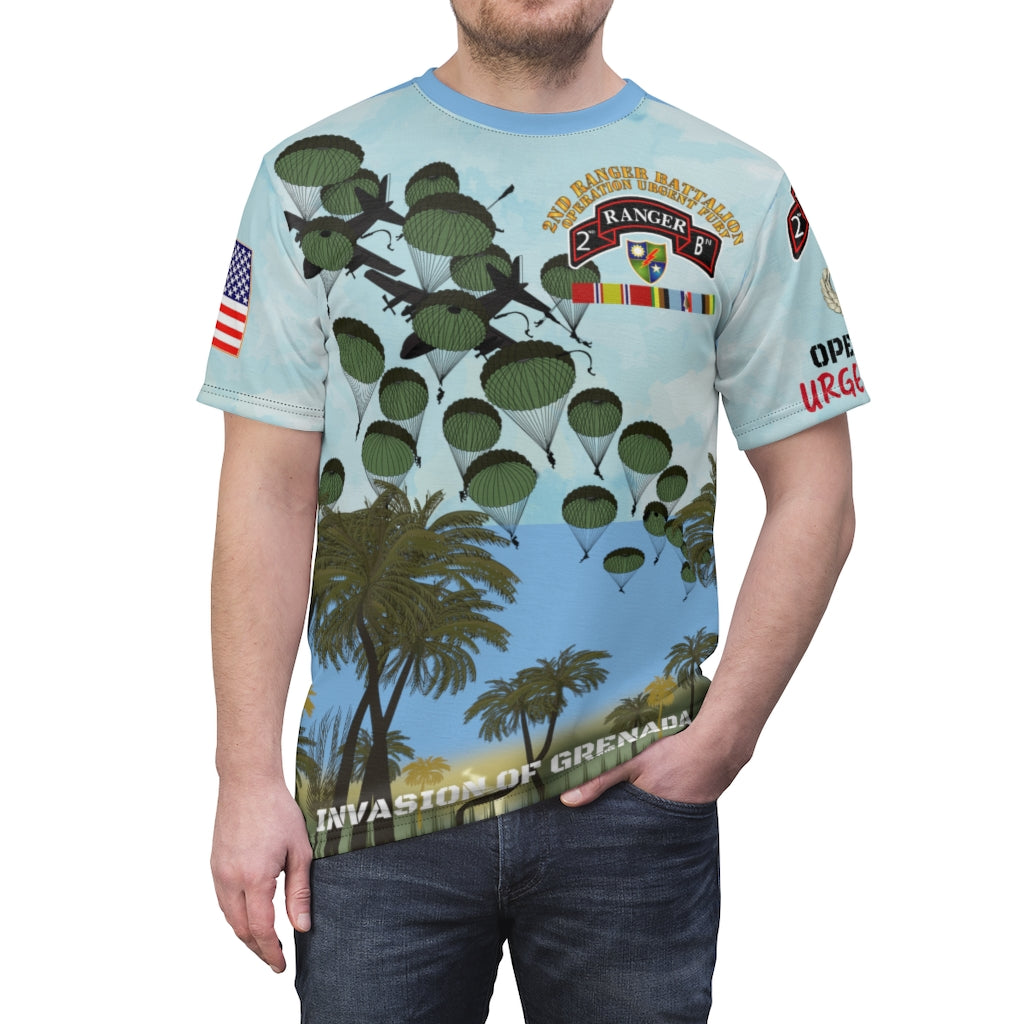 All Over Printing - Army - 2Nd Ranger Battalion (Airborne) - Operation ...