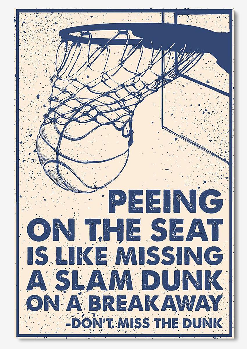 Peeling On The Seat Basketball Wall Art For Basketball Fan Poster peeling-on-the-seat-basketball-wall-art-for-basketball-fan-poster