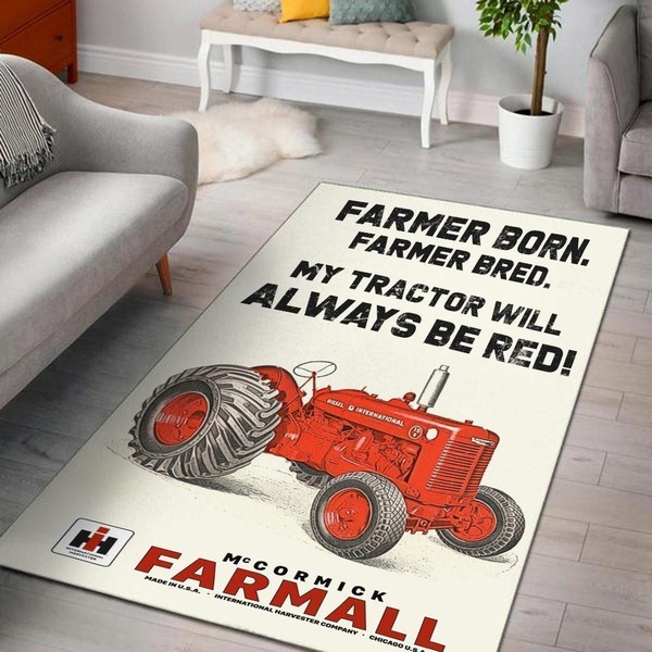 Farmall Tractor Clm1110140M Rug - EcoSpringFarm