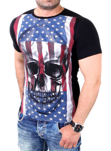 3D Printed Punk Skull T-Shirt – Skull Art Prints