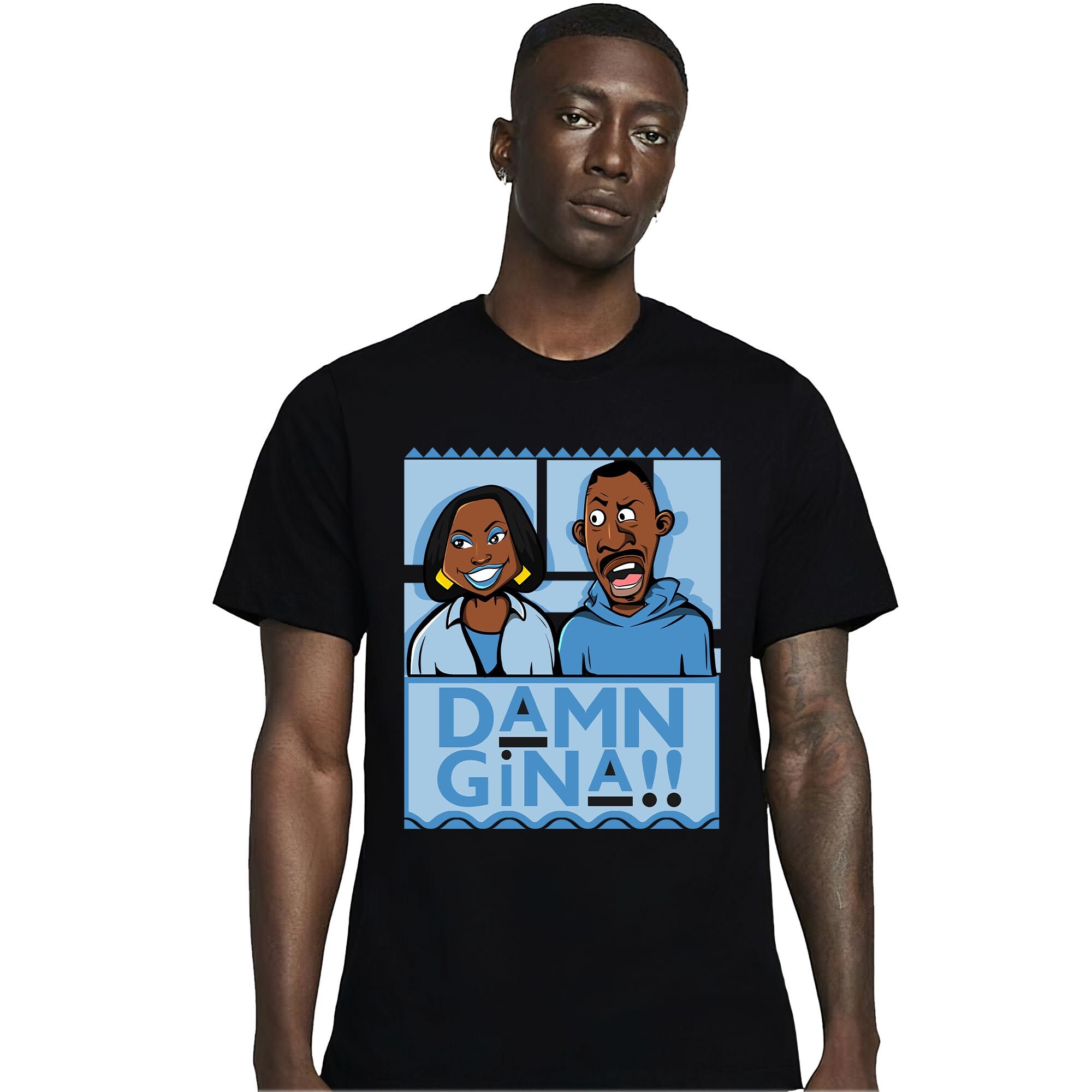 Damn Gina Martin Meme Unisex Shirt Match Jordan 13 Black University ...
