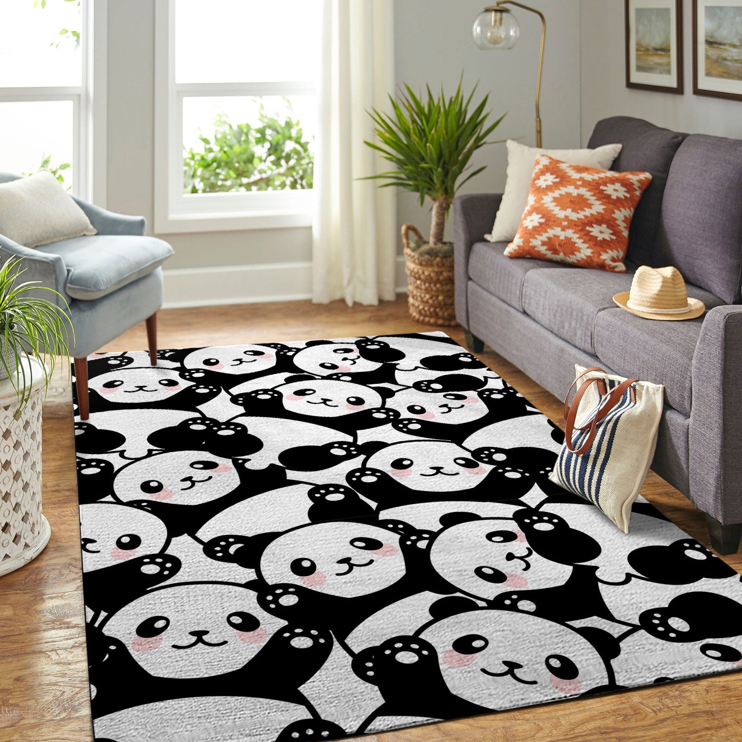 Gearhumans Panda Rug – Doodledong Shop