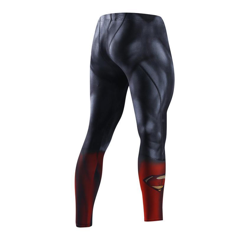 Superman Pant 3D Printed Elastic Waist Superman Costume Pant – Kabusvuya