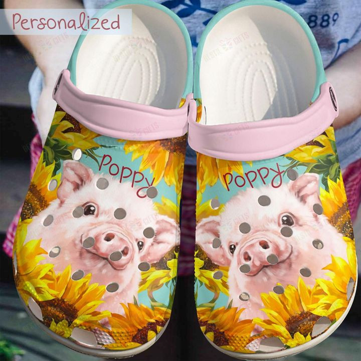 Pig Crocband Clog Personalized Girl In The Sun Crocss Classic Clogs ...