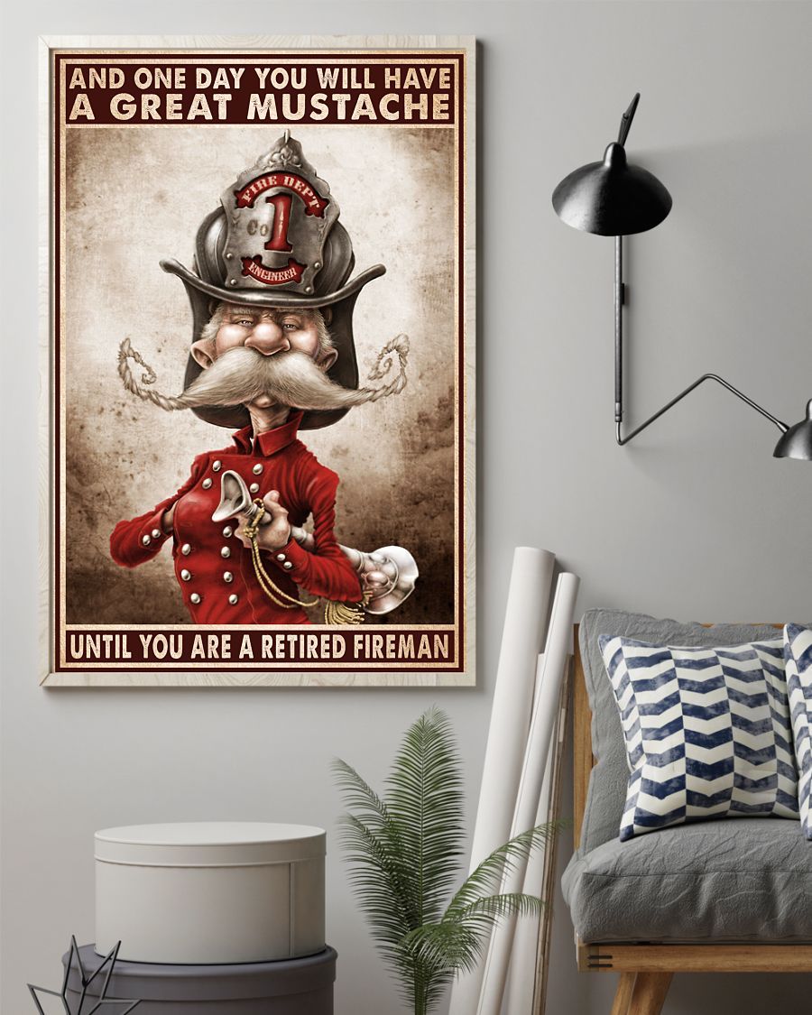 And One Day You Will Have A Great Mustache Poster And Canvas, Wall ...