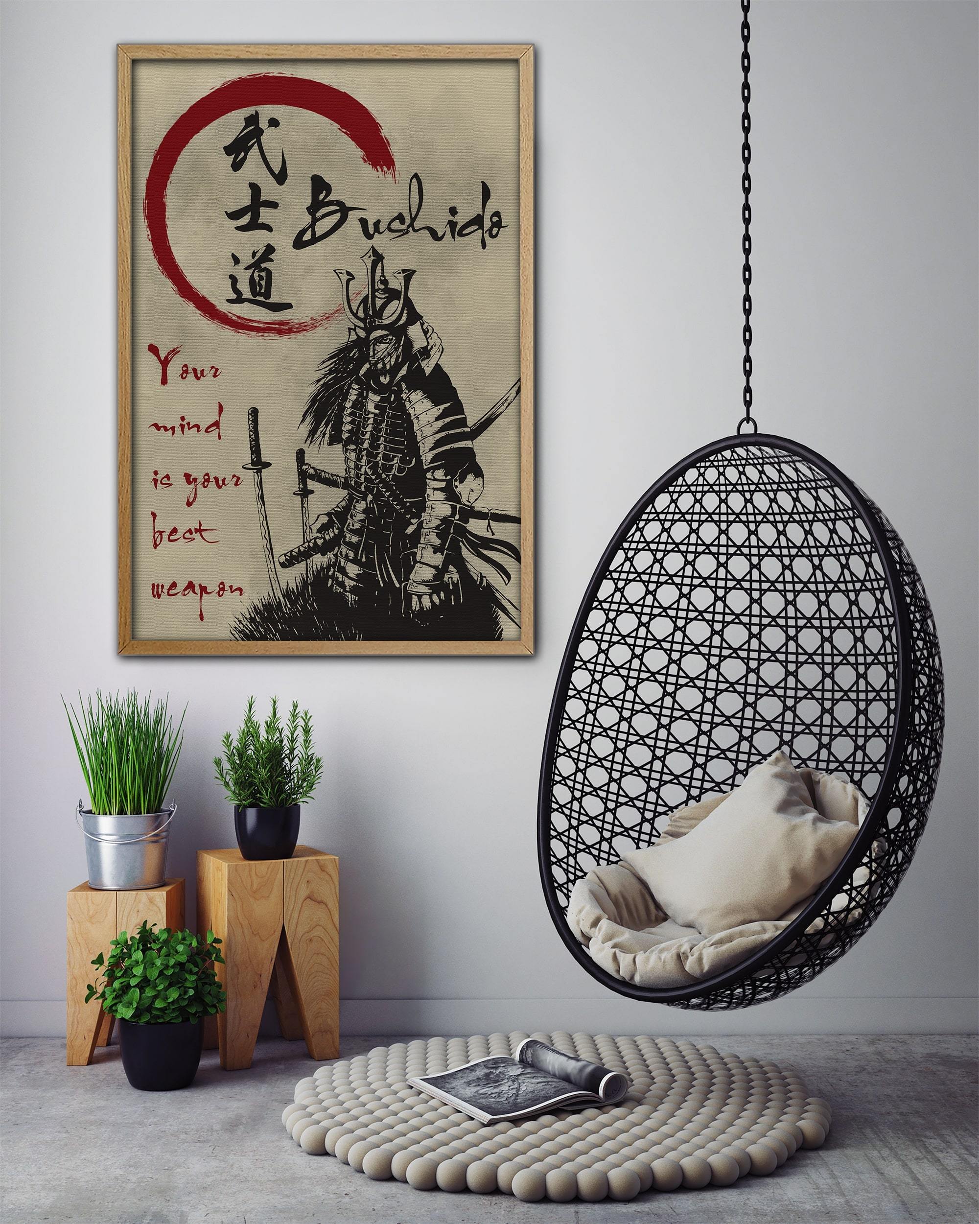 Sa057 - Your Mind Is Your Best Weapon - English - Samurai Poster ...