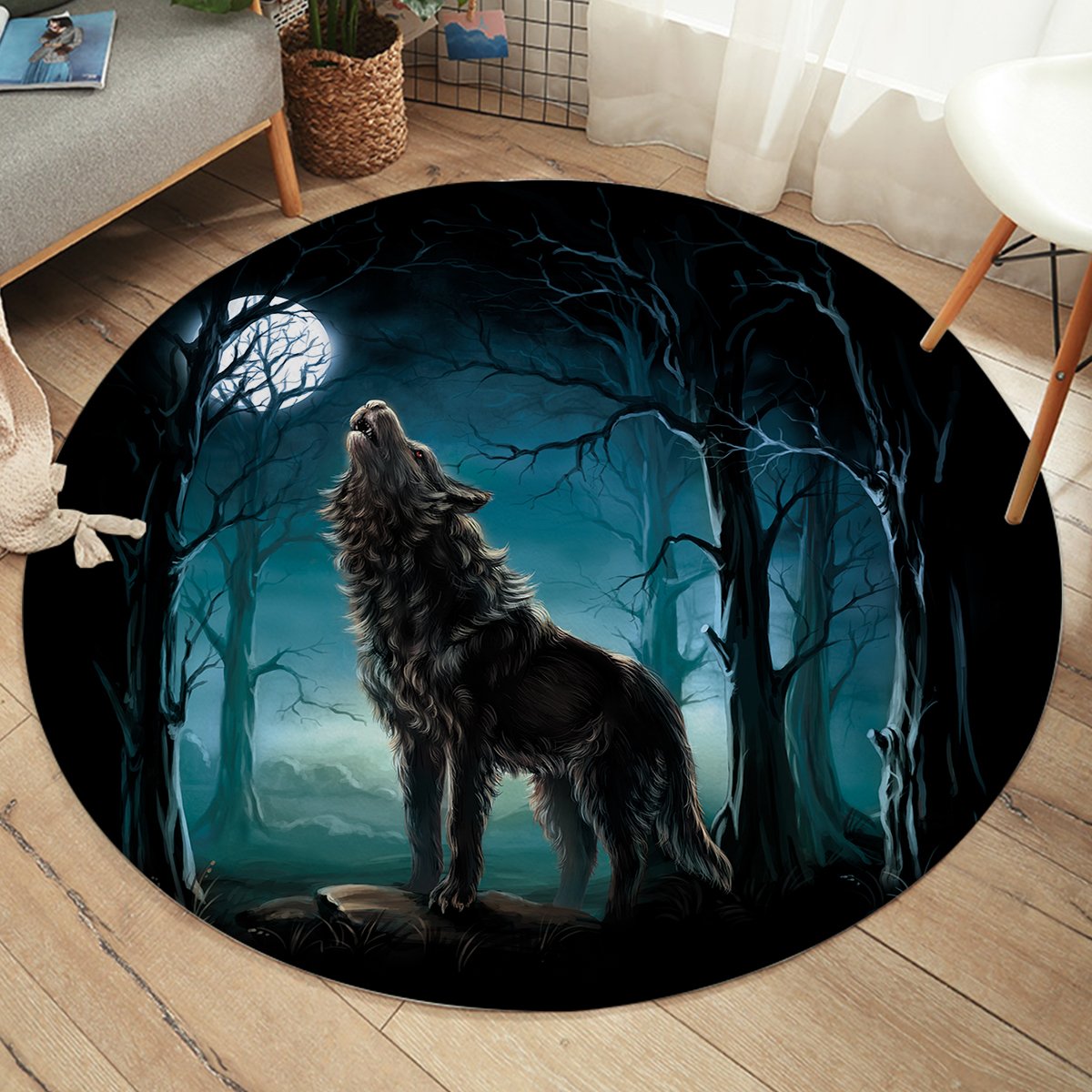 Werewolf SW2030 Round Rug - Pinkato Store