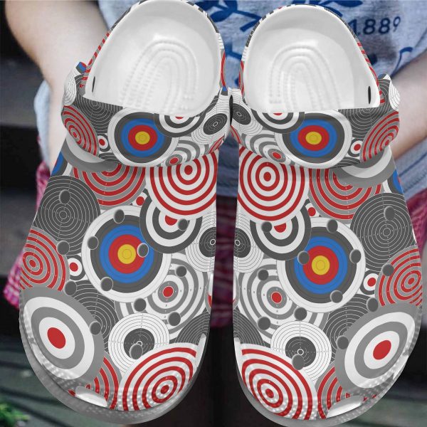 Archery Bullseye Adults Kids Crocss Crocband Clog Shoes For Men Women ...