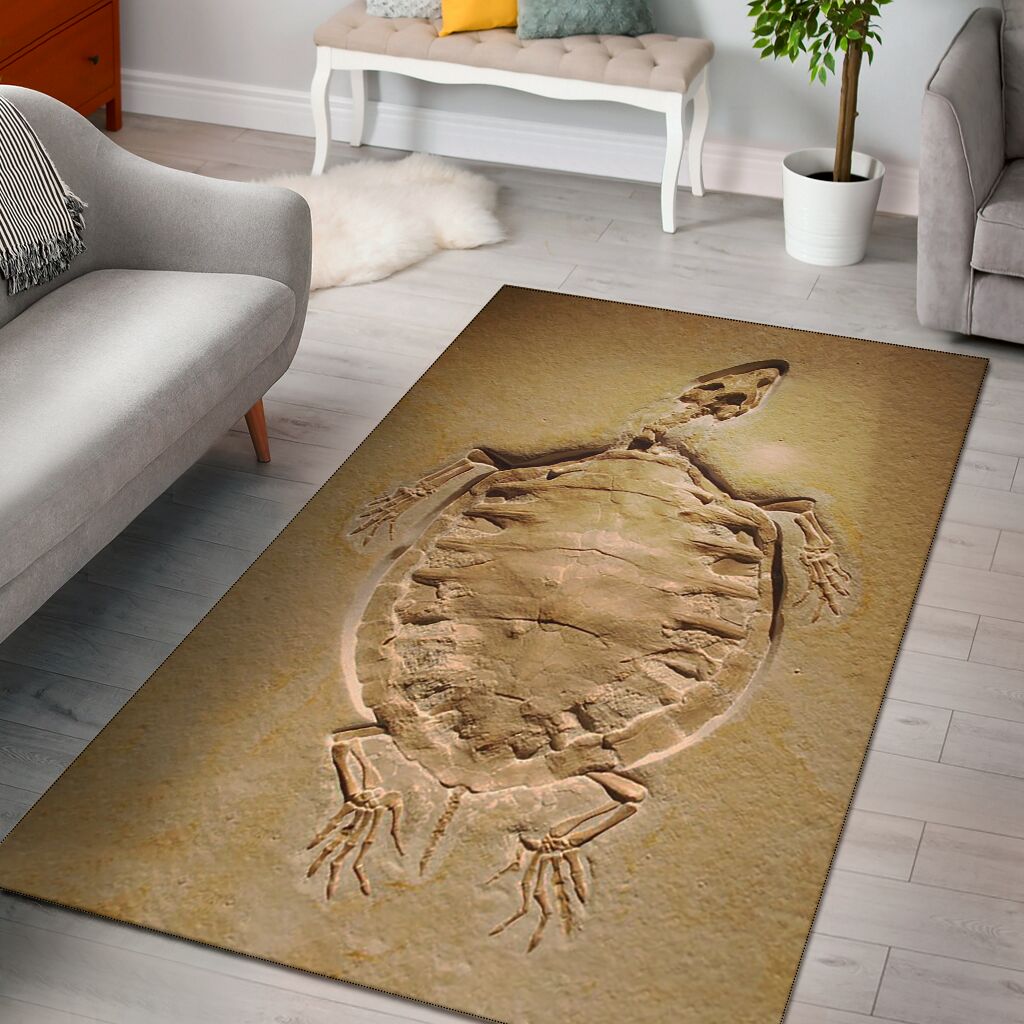 Extinct Sea Turtle Clay Pattern Print Turtle Rug 0622 – Corethermax