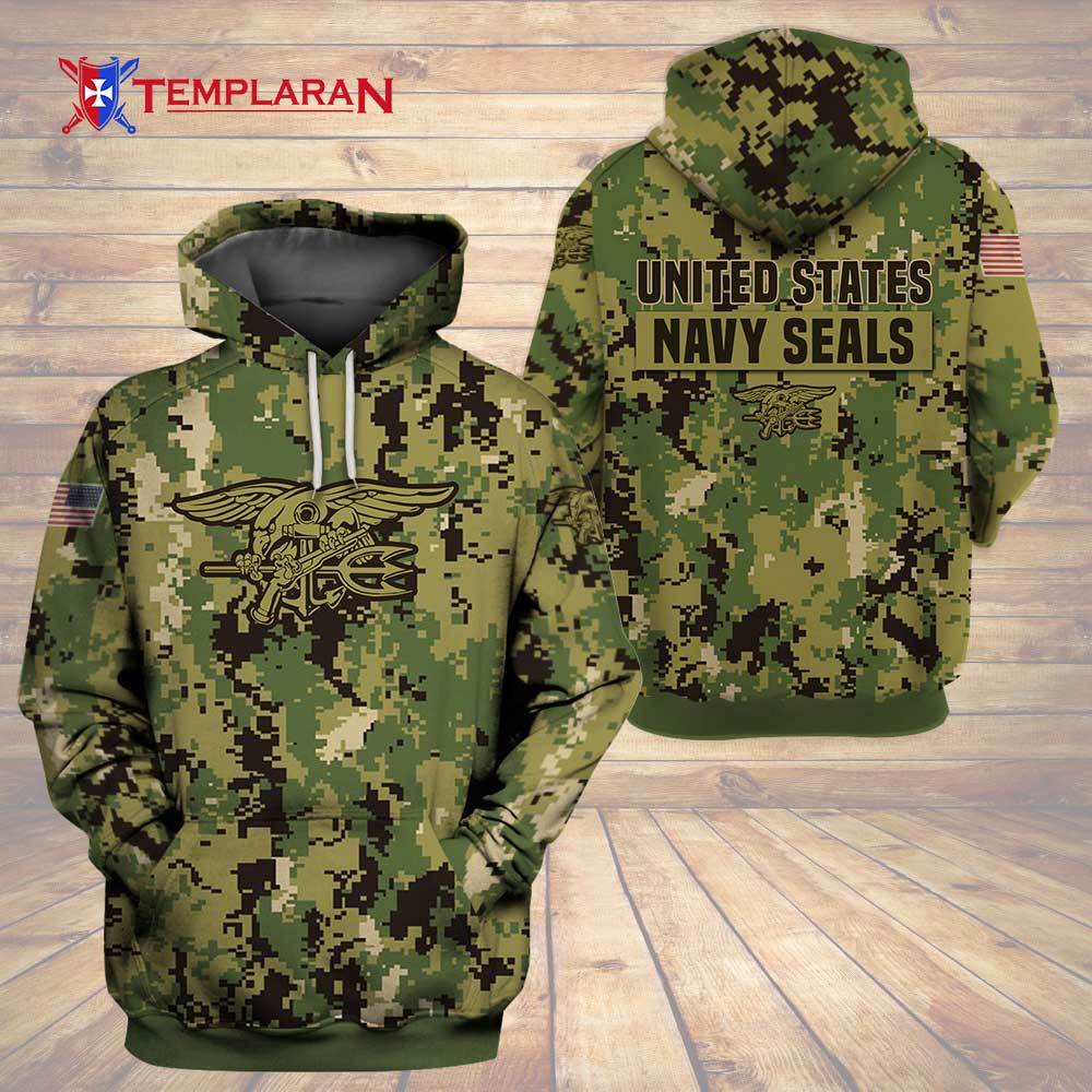 U.S Navy Seals Camo 3D Full Printing - Intercept Inter National