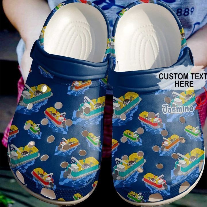 Pontoon Personalized Pattern Crocs Clog Shoes – Justbeperfect Fashion Shop