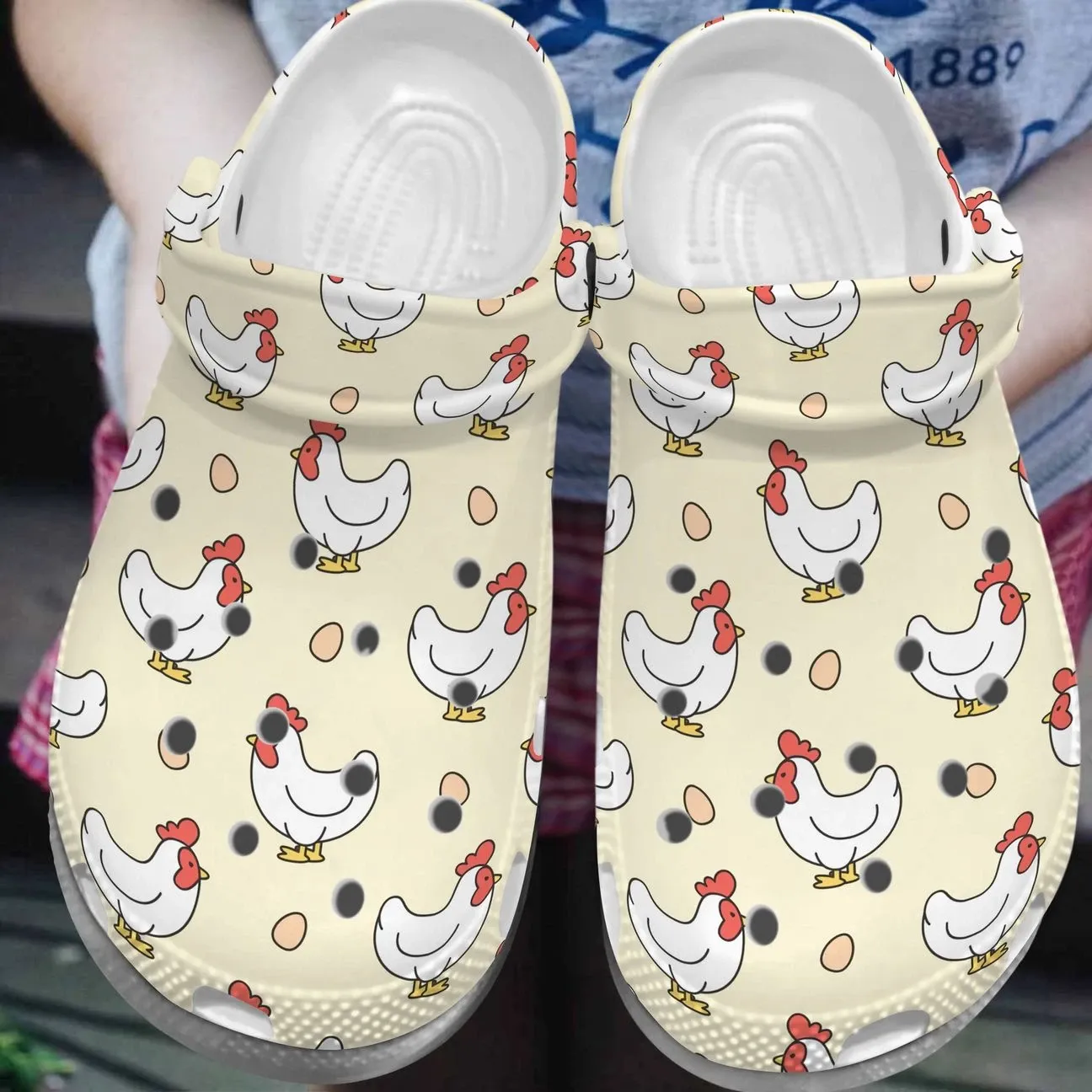 Chicken Personalize Clog Custom Crocss Fashionstyle Comfortable For ...