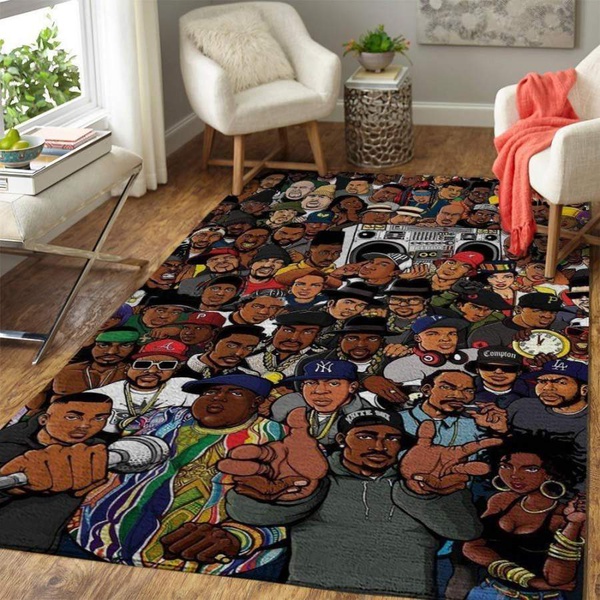 3MUSIC-S083Q- Rapper TZAY- Area RUG – Floor Decor – Myclothywave Shop
