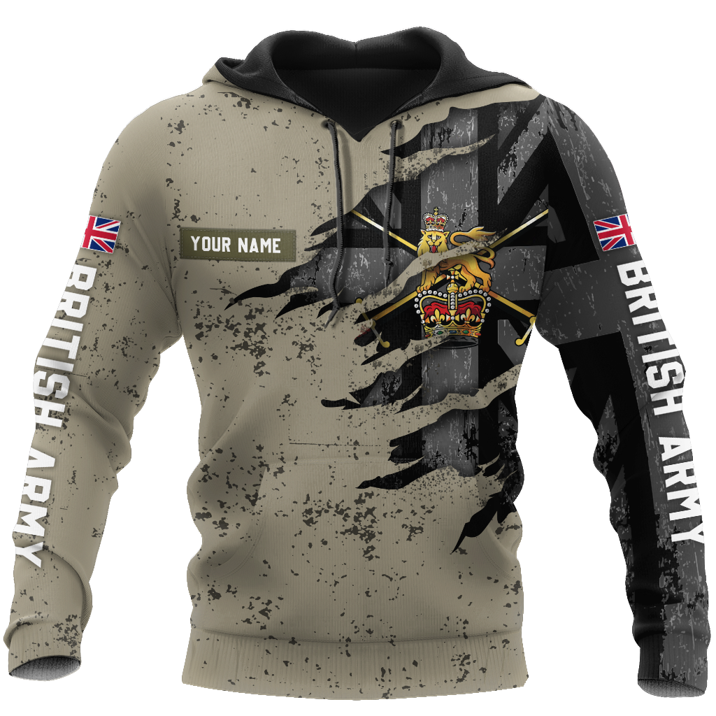 Custom name British Camo 3D Design Print Shirts – Teepoem Ltd