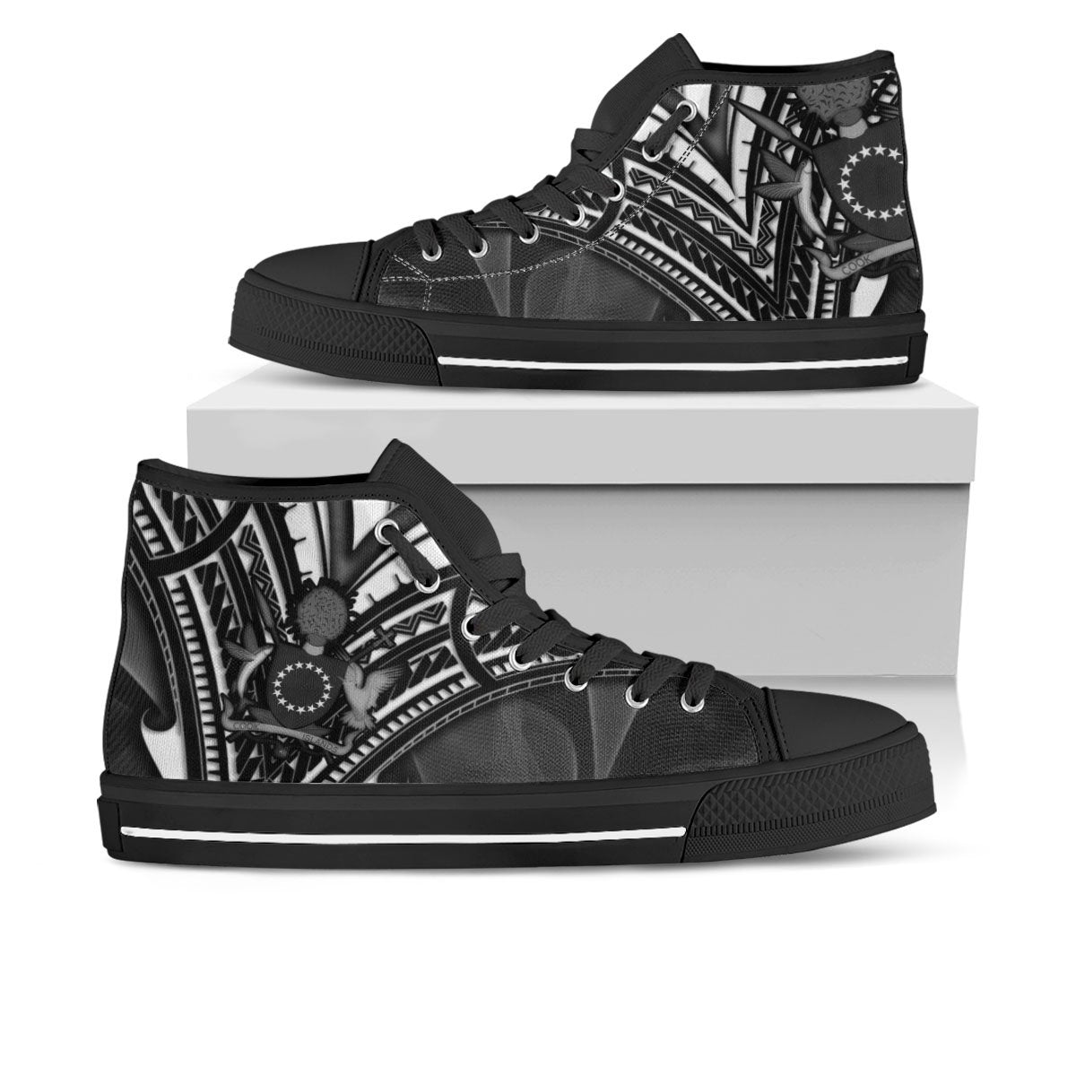 Cook Islands High Top Shoes - Cross Style - VMTees