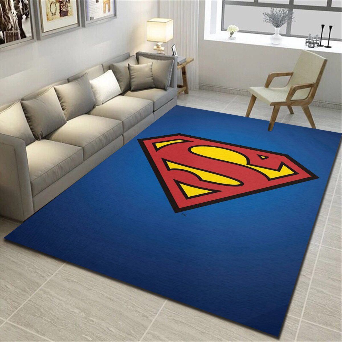 Dc Comics Superman Shield Rugs, Living Room Carpet | Shop