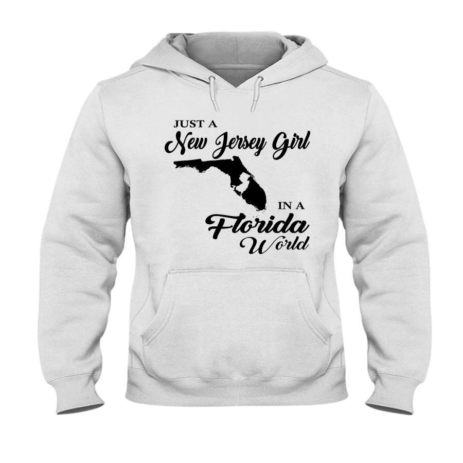 Just A New Jersey Girl In A Florida World Personalized Country T Hoodie Slamandgo