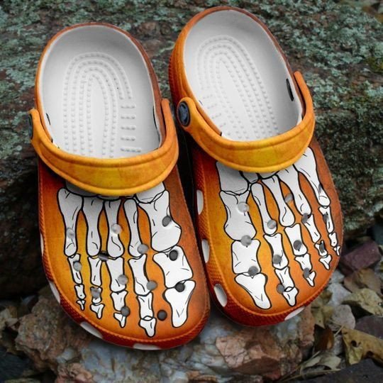 Halloween Skeleton Crocss Classic Clog Shoes – Teethingmolars