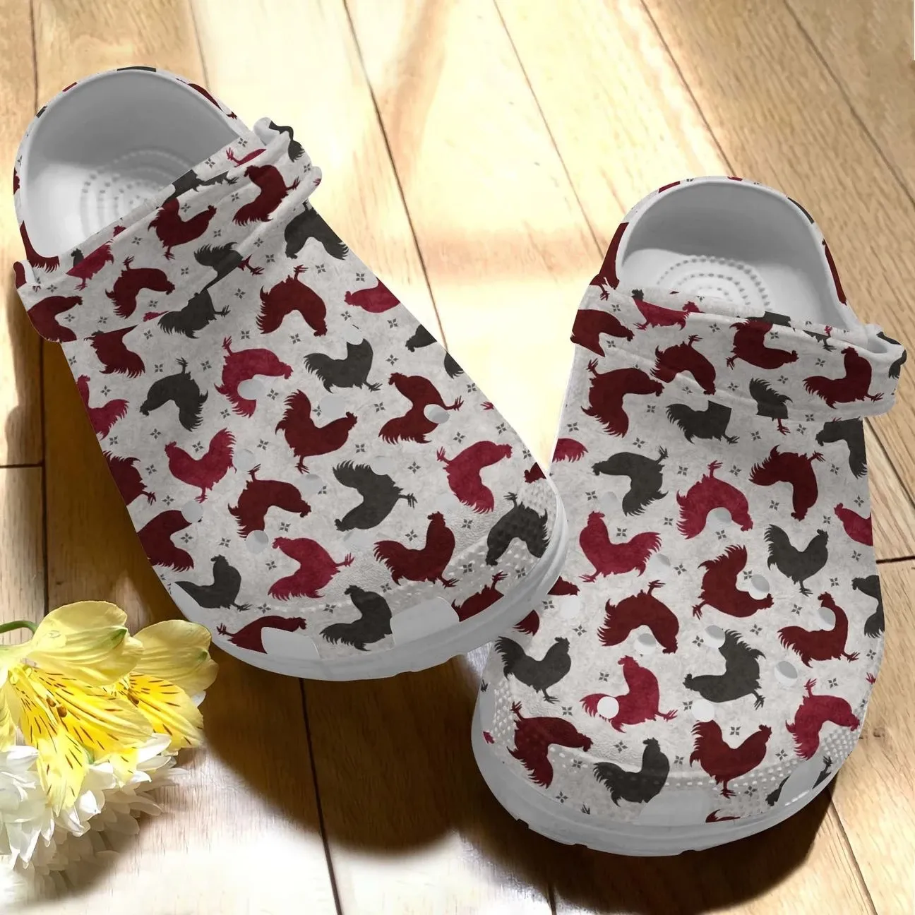 Chicken Personalize Clog Custom Crocss Fashionstyle Comfortable For ...