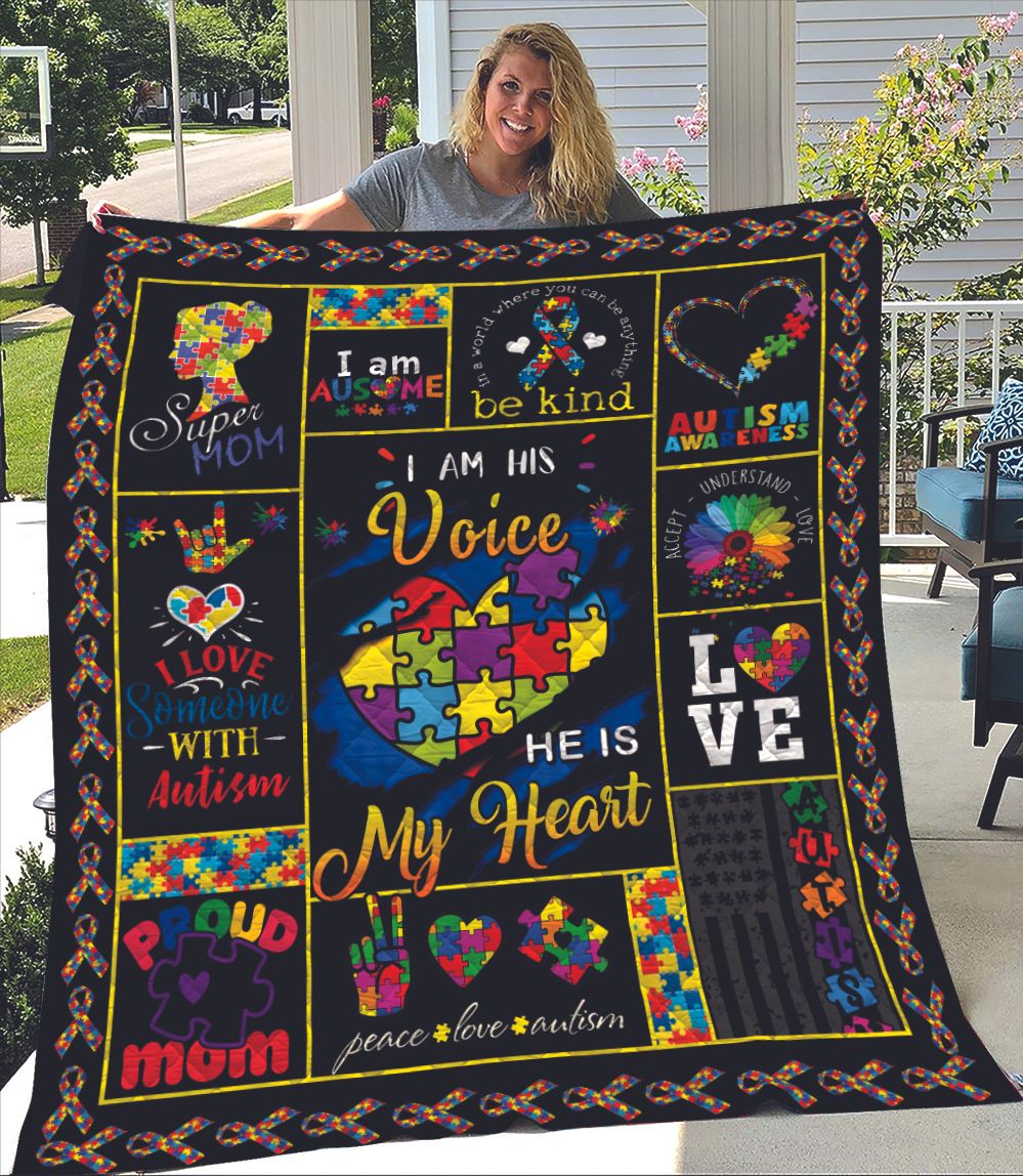 Autism Prevention Superhero Kind Puzzle Heart Quilt – Justbeperfect ...