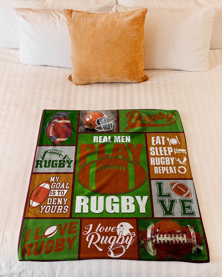 Rugby Real Men Play Rugby Blanket – Buzz insect Store
