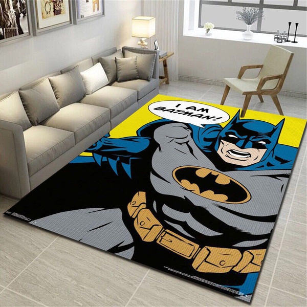 Dc Comics Batman I Am Batman Rug, Living Room Carpet – Kabusvuya