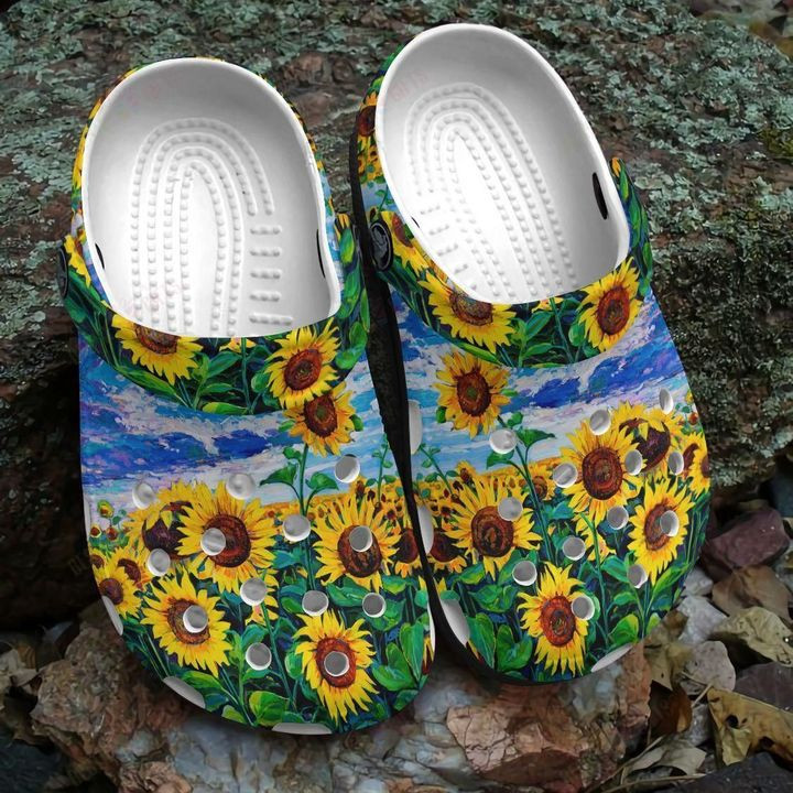 Sunflower A Beautiful Picture Crocss Classic Clogs Shoes For Men Women ...