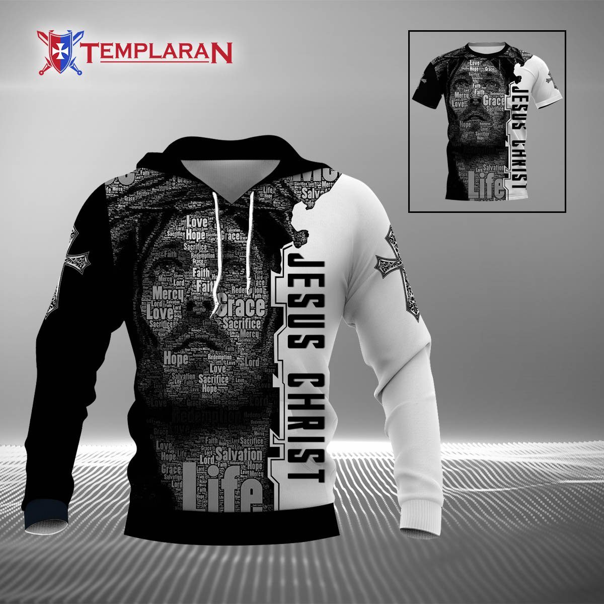 Jesus Christ 3D Full Printing - Elsa Shirt