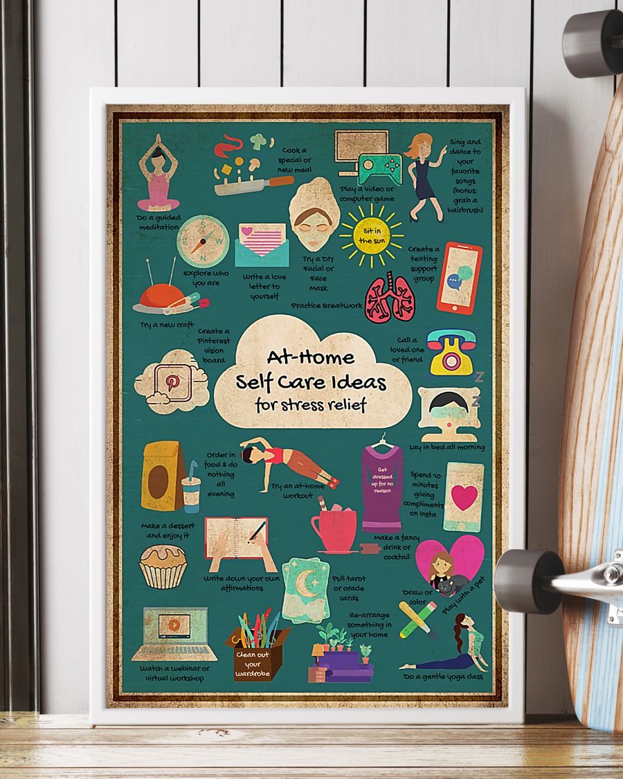 Social Workers Self Care – Unframed Vertical Poster – Posterveto