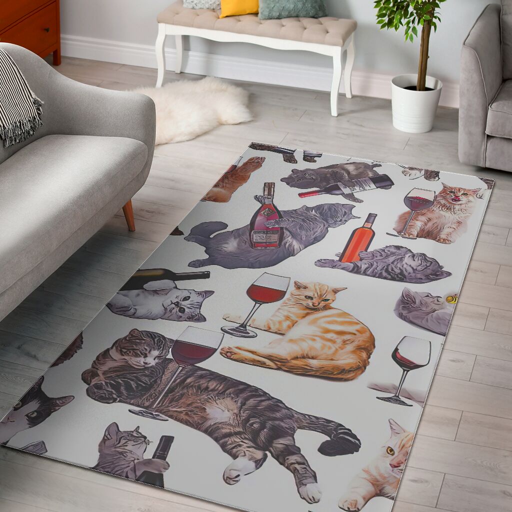 Cats And Wines Cat Rug 0622 – Corethermax
