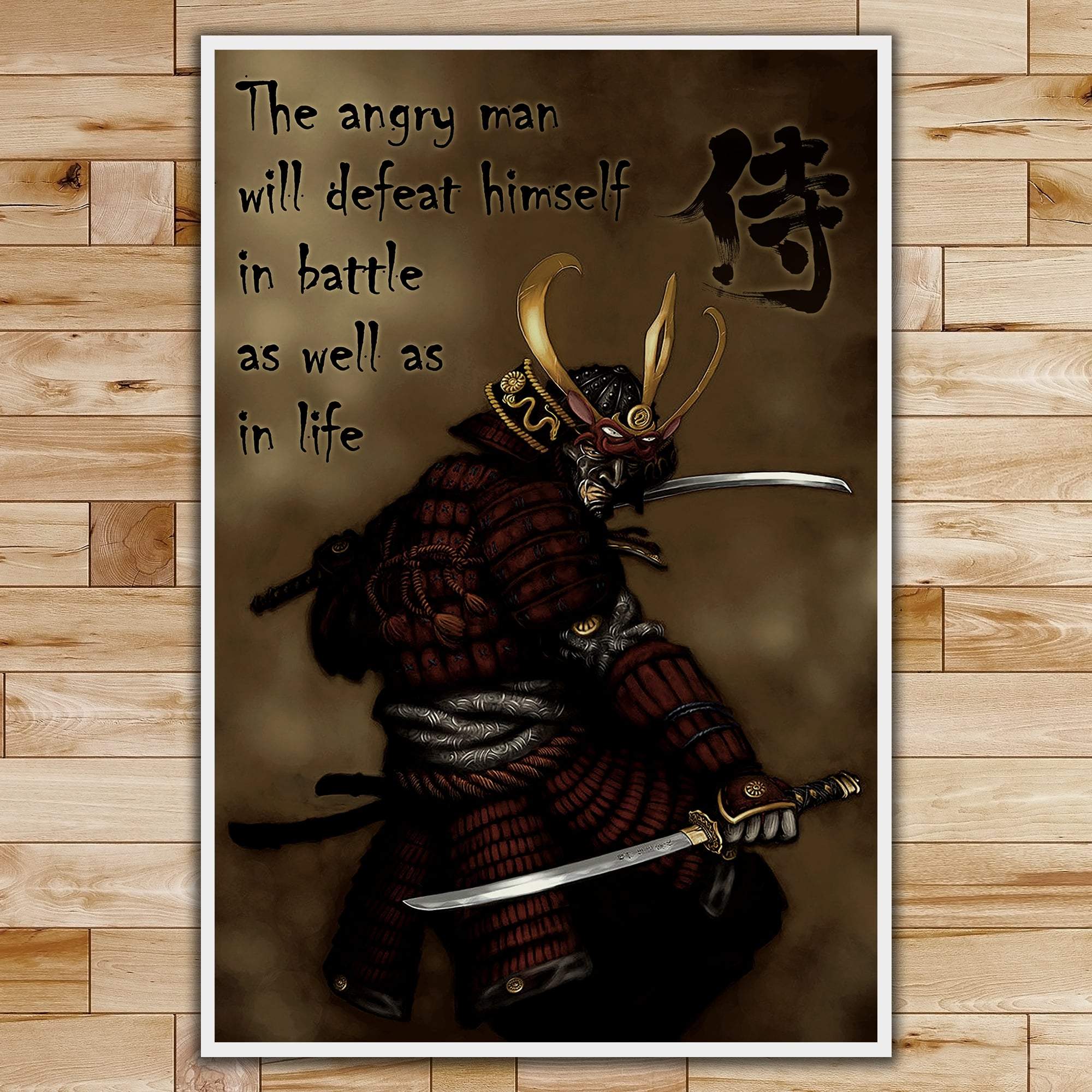 Sa012 – The Angry Man – Samurai Poster – Posterveto