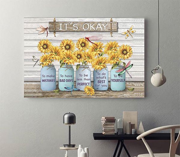 It’S Ok To Make Mistakes – Unframed Horizontal Poster – Posterveto