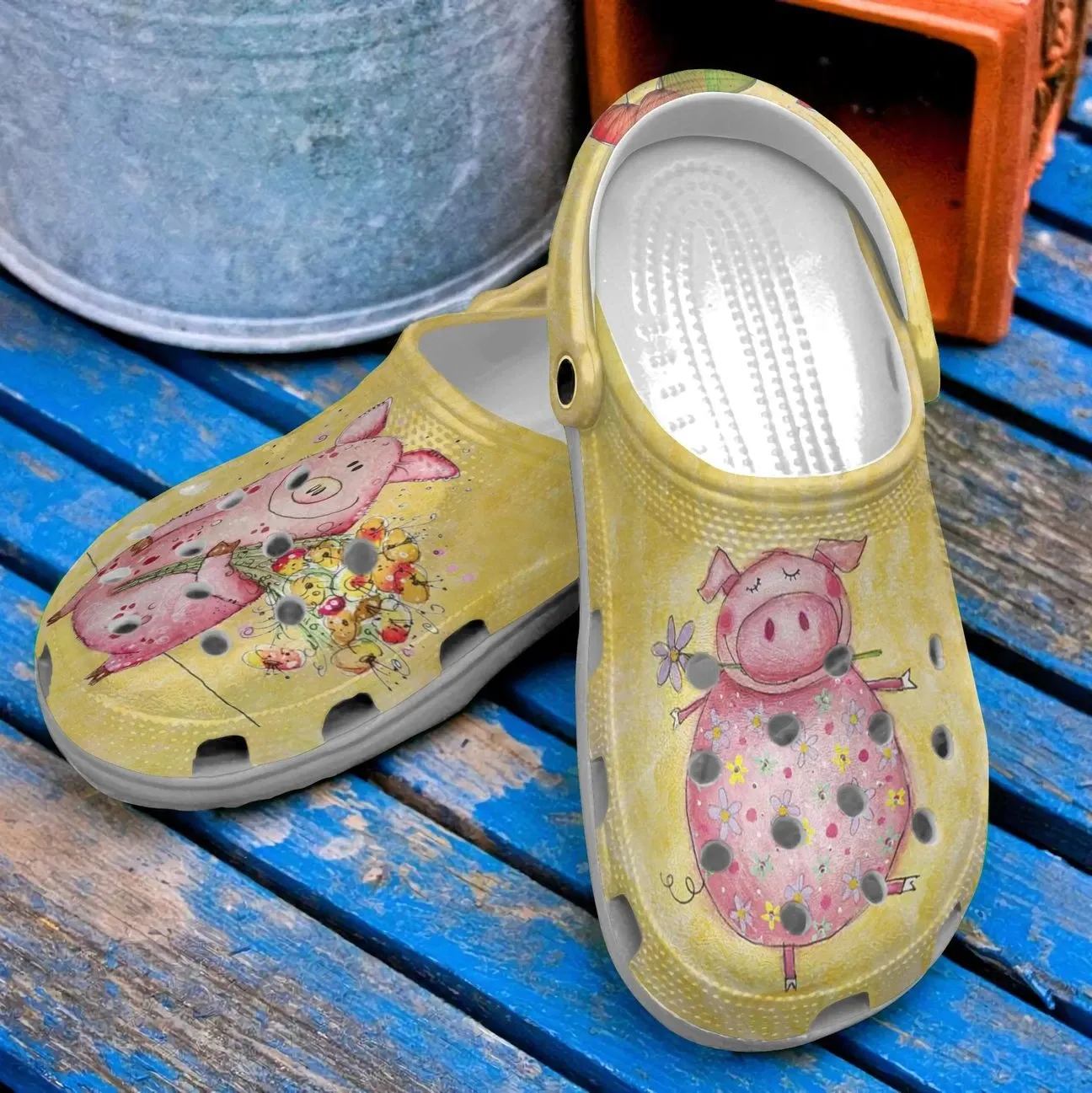 Pig Personalized Clog Custom Crocss Comfortablefashion Style ...