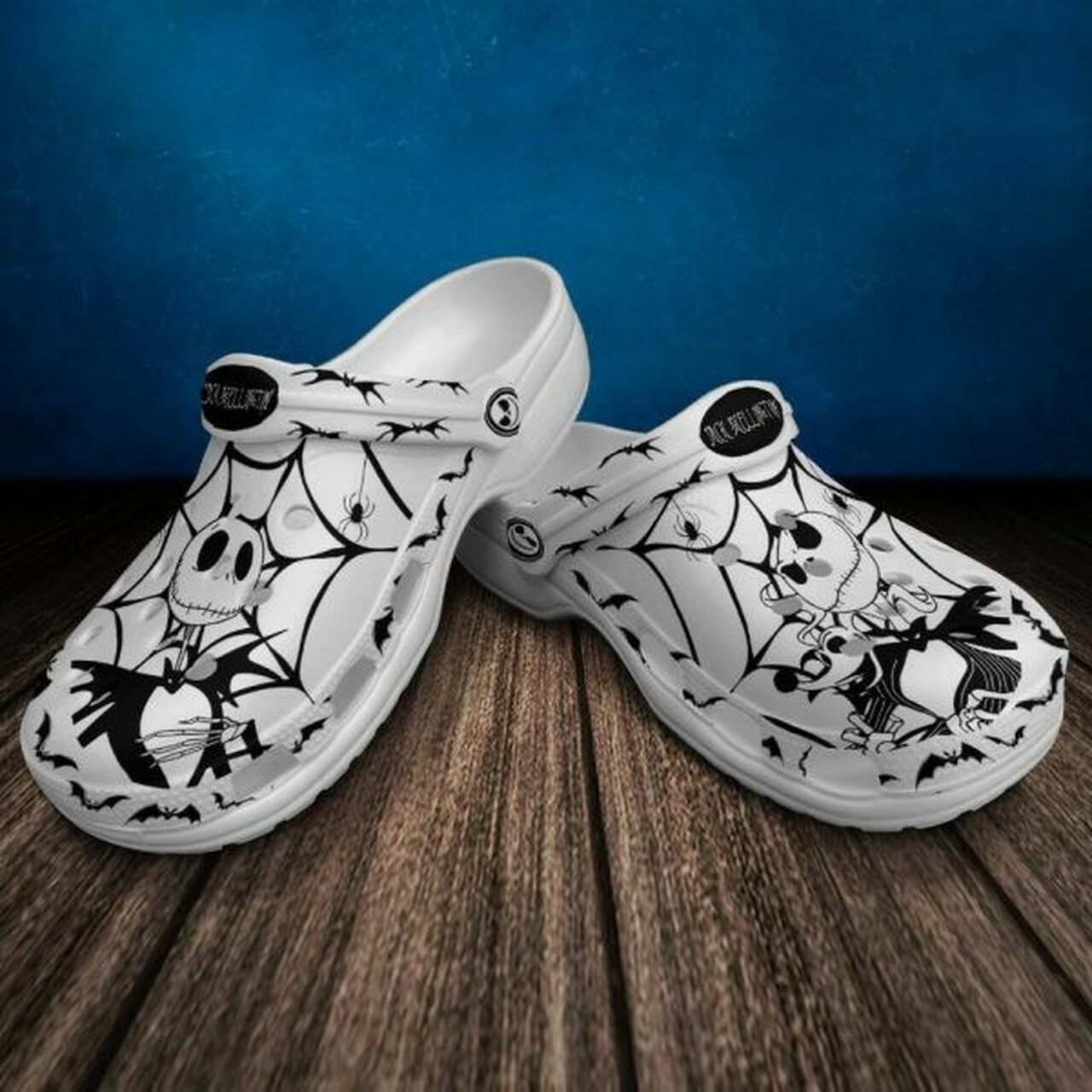 Jack Skellington Zero Crocs Crocband Clog Comfortable Water Shoes In ...