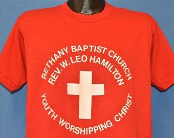 90s Bethany Baptist Church Rev Leo Hamilton New York Religious T-shirt 1615