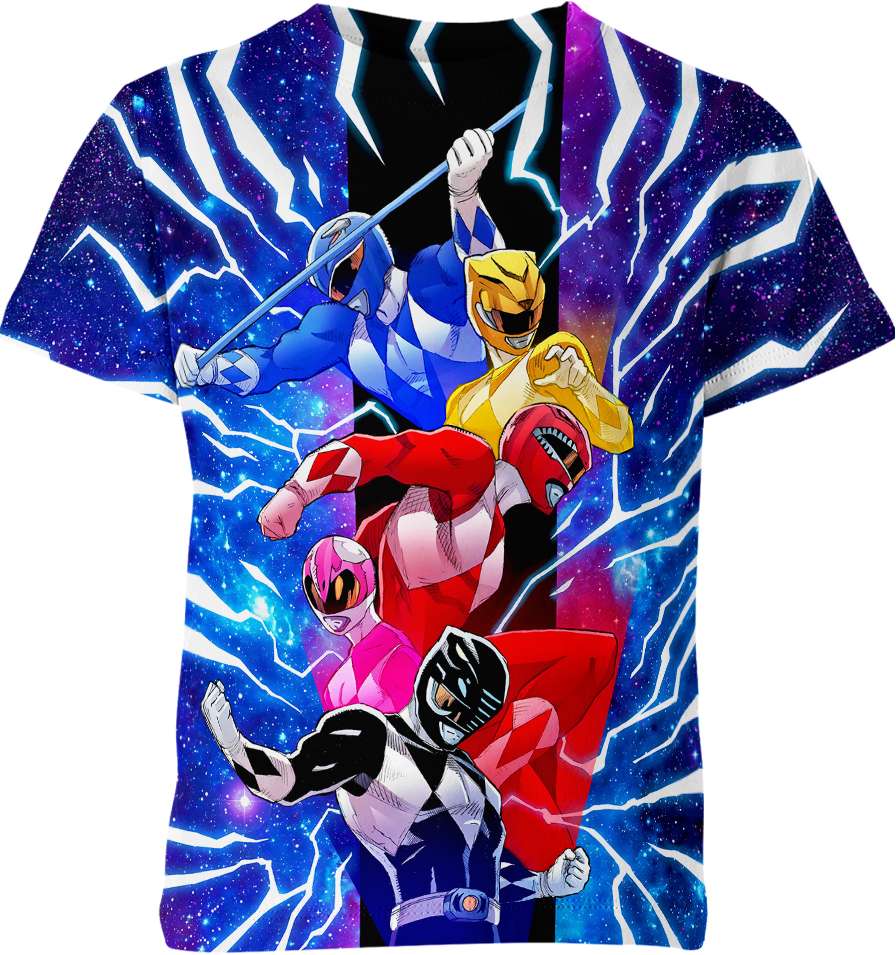 Mighty Morphin Power Rangers Shirt - Elly